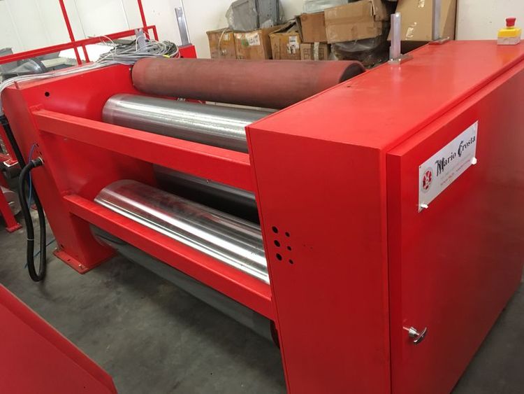 Mario crosta double powder scatter coating/lamination line, yoc: 2015 ...