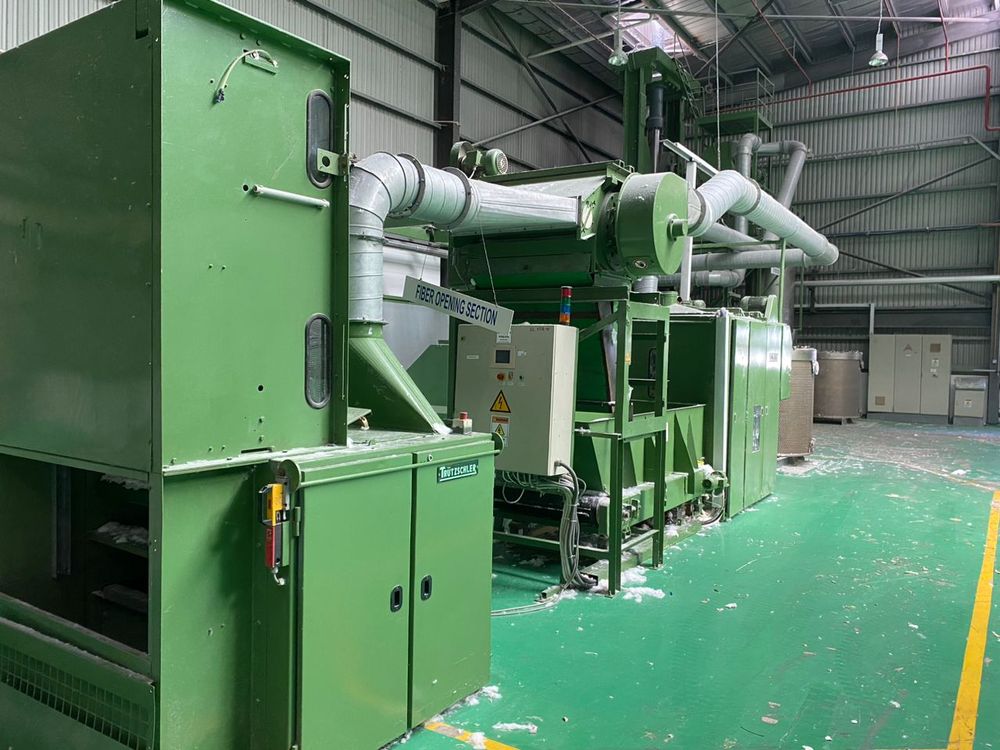 Autefa, Rieter, Rousselet, Thies, Trützschler 1600 Complete continuous ...