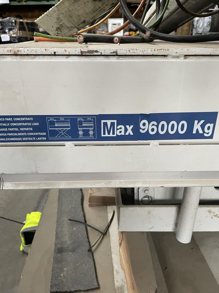 2 Hydraulic lifting platforms 6000 x 2200 BOLZONI AURAMO