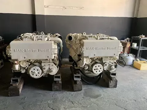 MAN 12V Marine Propulsion Engines Common Rail 1,450HP