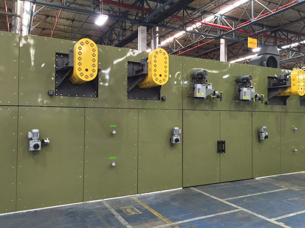 TSI Twin-Therm-O-Flow 98" Tenter Frame