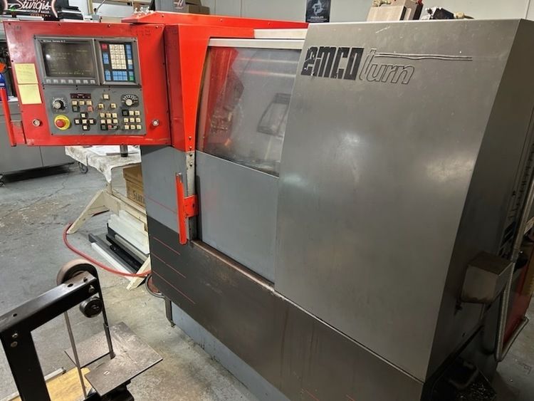 Emco GE Fanuc Series O-T Control 6,000 RPM EMCOTURN 342 2 Axis