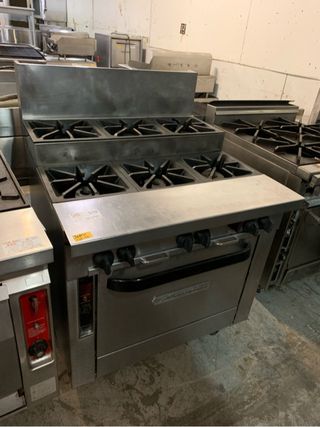 Southbend Six Burner Step Up Stove Standard Oven