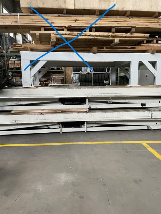 2 Hydraulic lifting platforms 6000 x 2200 BOLZONI AURAMO