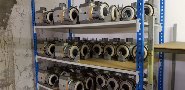 70 Iro, Memminger Nova Knit 1000 accumulators Weft feeders for socks ...