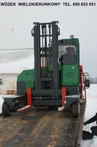Combilift Omni-directional forklift-Combilift-Sideloader with LPG drive ...