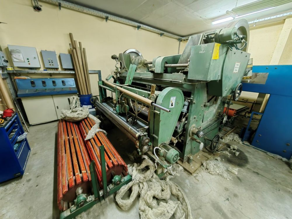 Dilo needle felting line