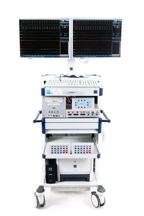 Cardiotek EP-Tracer Mobilecart with the Tracer 38 stimulator