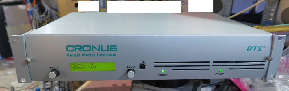 RTS Telex cronus 32 channel digital intercom mainframe with software