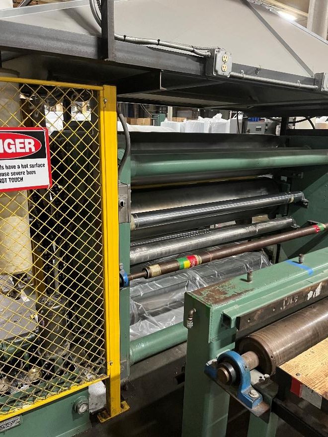 Verduin double cylinder thermobonding calender