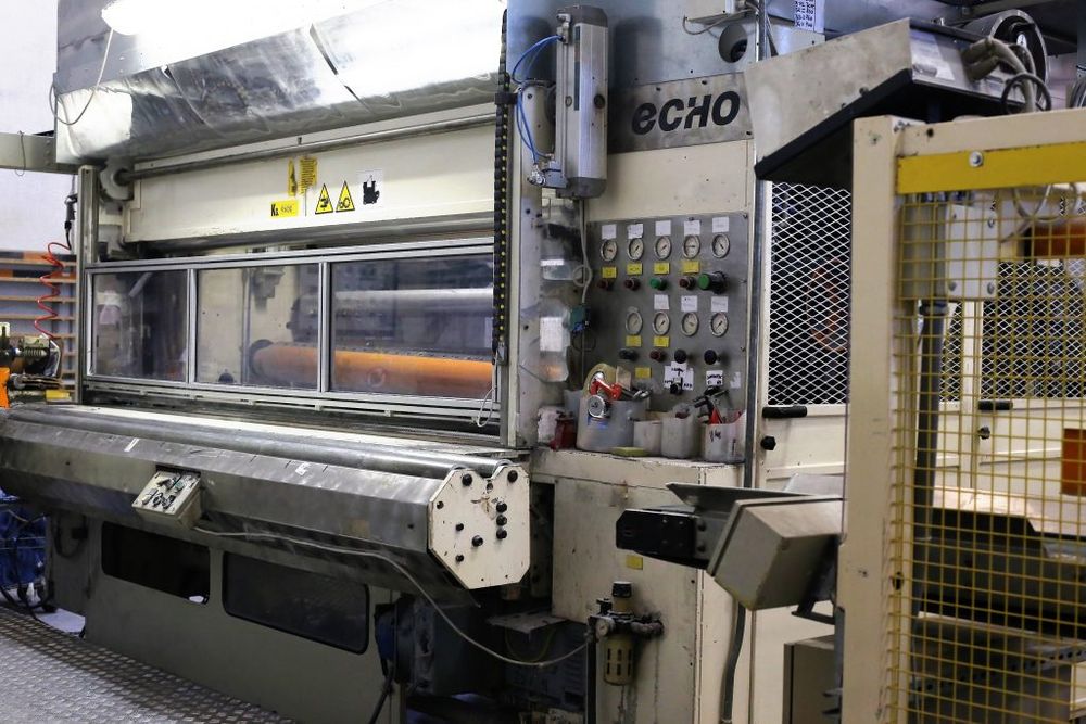 Perini type 702 complete line for industrial tissue rolls