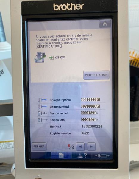 Brother PR-655 single head