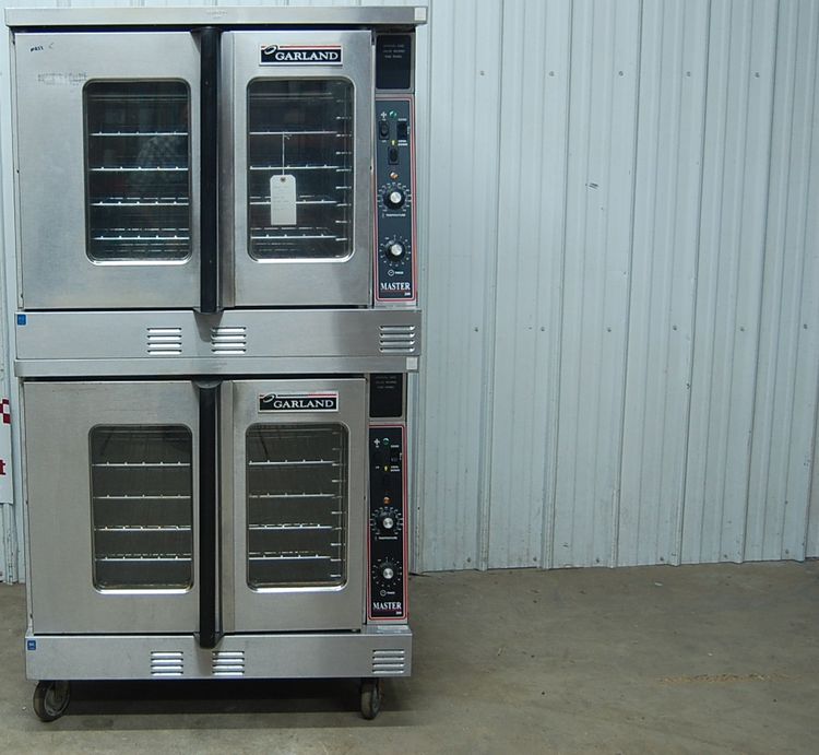 Garland MCO-GS-10-S Double Stack Full Size Natural Gas Convection Oven