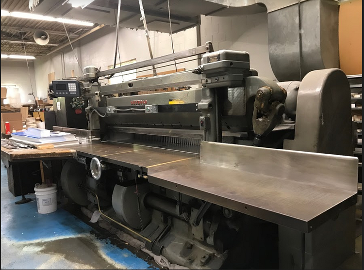 Harris, Seybold CFH-S, Guillotine