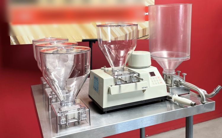 Edhard Countertop Bakery Pastry Donut Jelly Double Filler & Pump Base