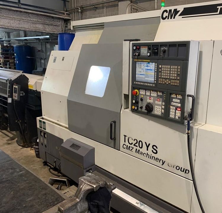 CMZ FANUC Series 32 4000 rpm TC 20 YS cnc lathe 2 Axis