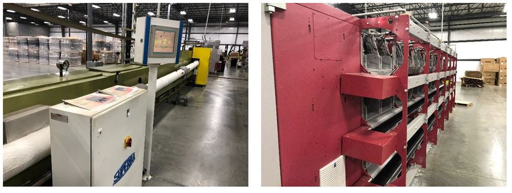 2 Superba Single Tunnel Heat Setting Machines