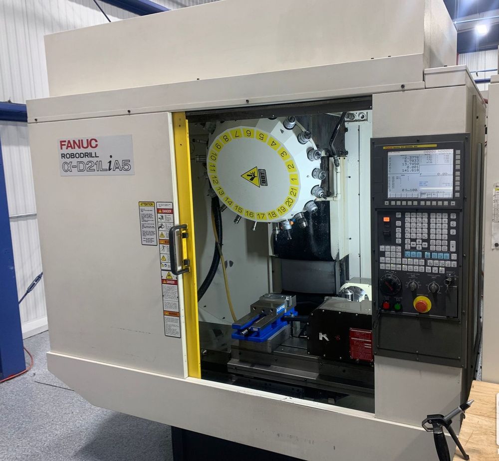Fanuc Robodrill Alpha D21lib5 24 000 Rpm
