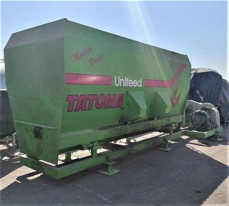 TATOMA MT-13-E HORIZONTAL MIXER FOR SOLIDS 6,000KG WITH LOAD CELLS