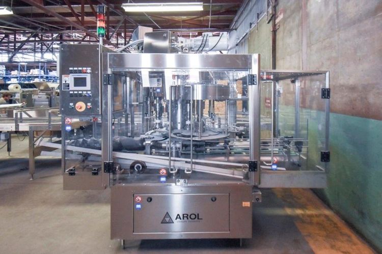 Arol EURO.VP.IES.EVOL Closure System Capper and Arol Cap Elevator