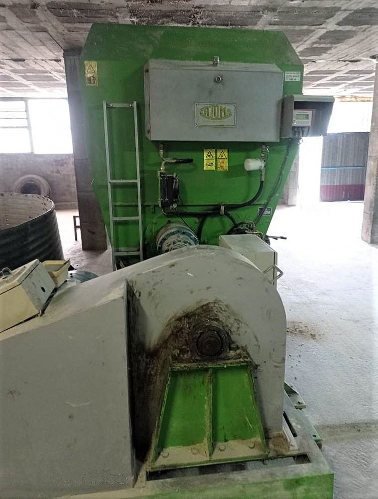 TATOMA MT-13-E HORIZONTAL MIXER FOR SOLIDS 6,000KG WITH LOAD CELLS