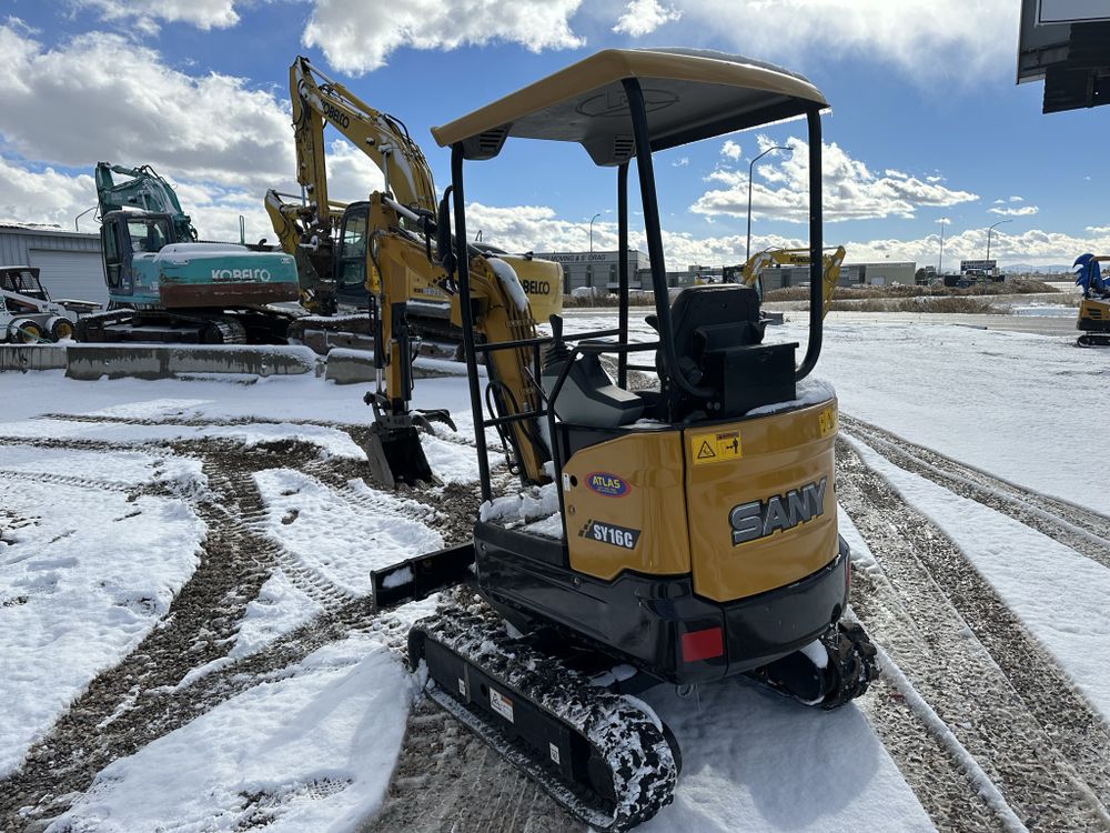 2 Sany 16C Mini Excavator