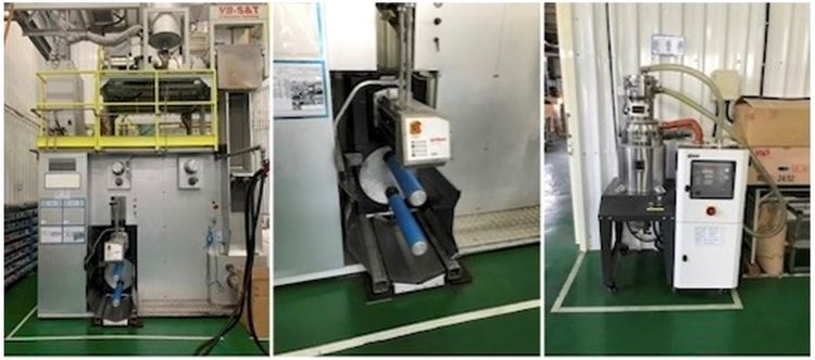 R.p.r. pilot filament spinning and texturizing plant