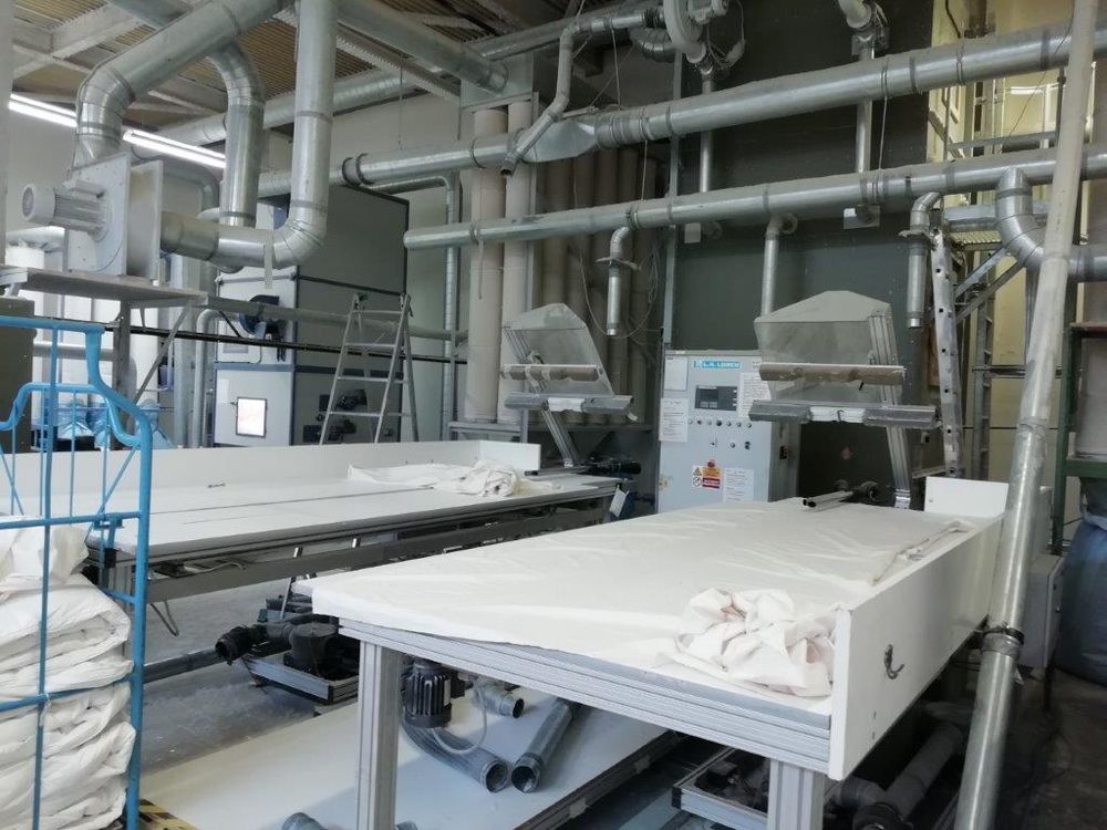 2 Lorch Cushion filling machine