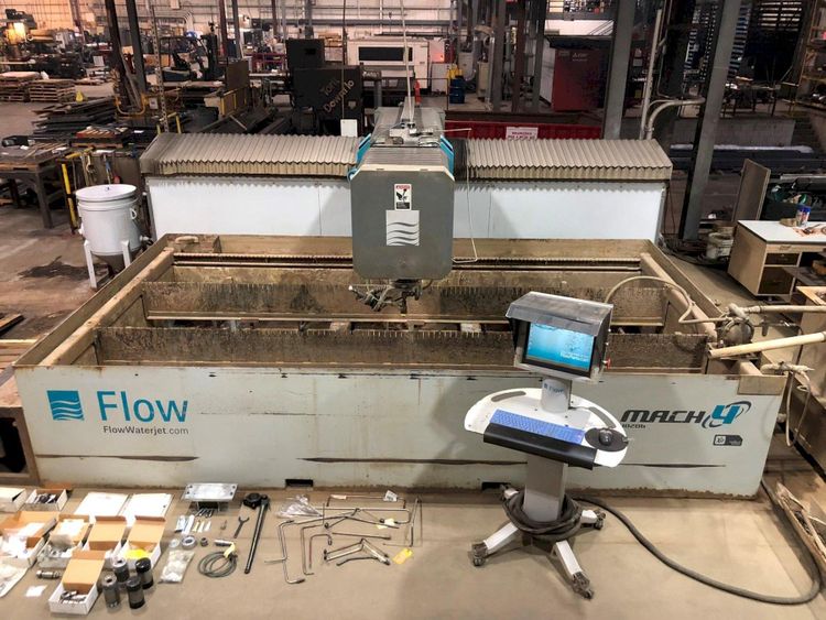 Flow Mach 4 4020b CNC 5-Axis Waterjet Cutting System CNC Control