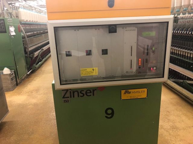 2 Zinser 350 Ring frame linked autoconer