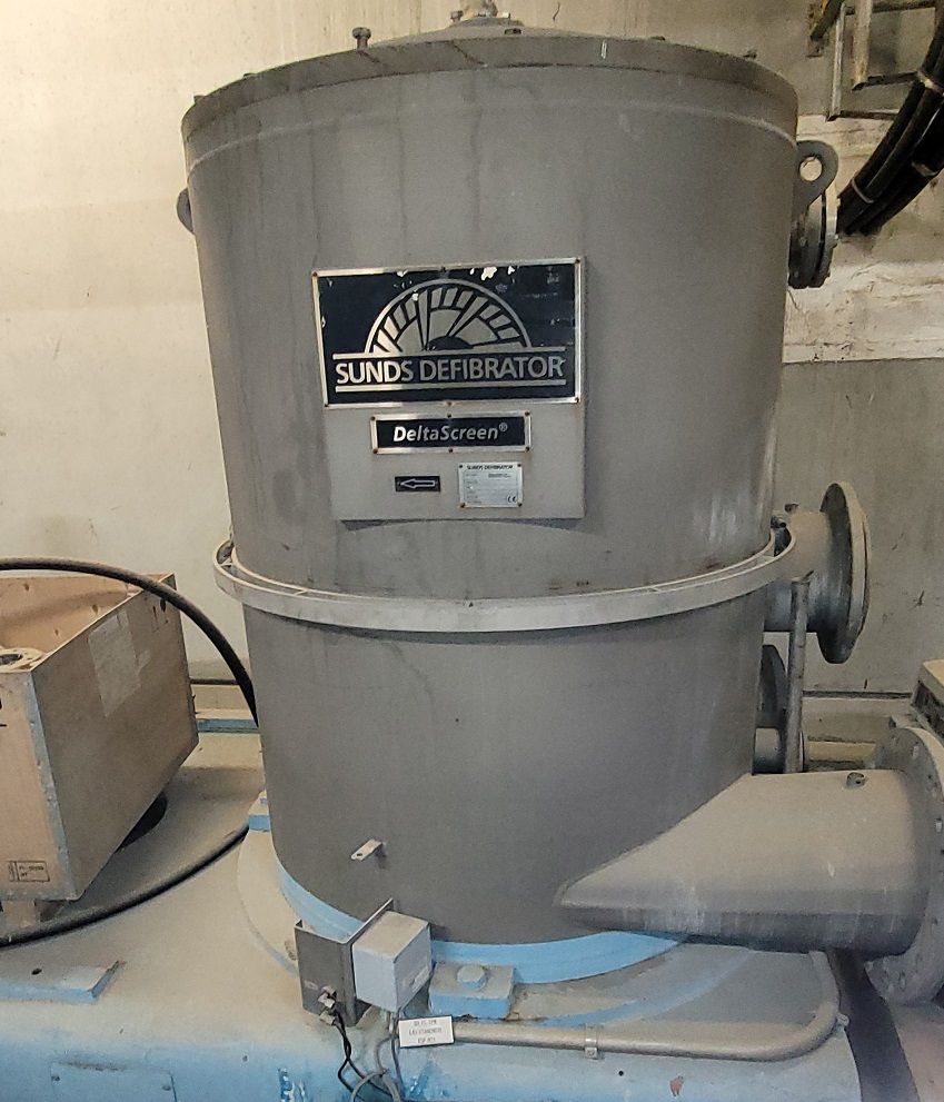 Sunds type T91 Pressure screen Sun Deltascreen