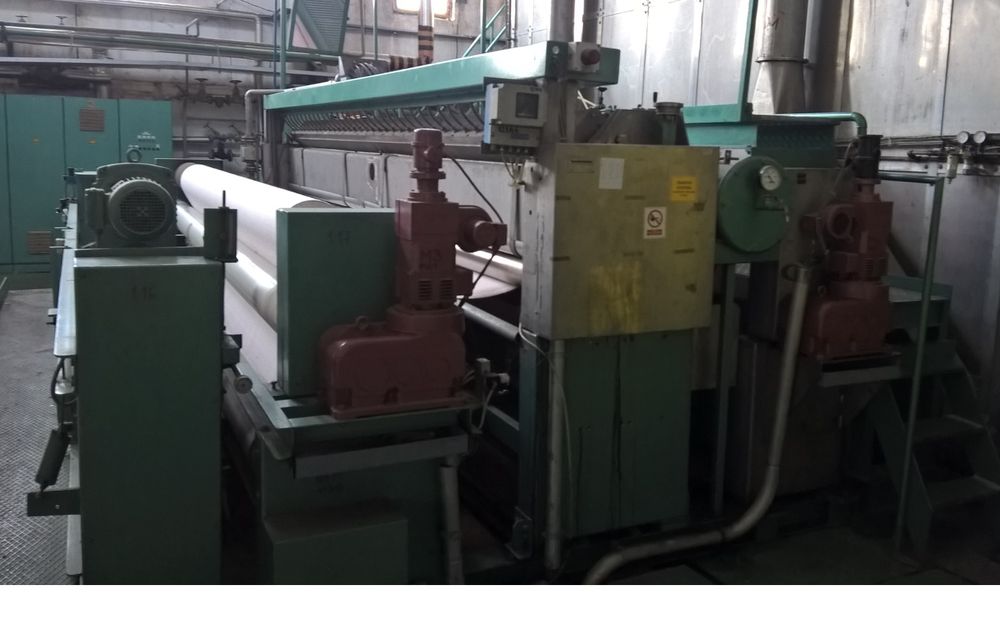 Fleissner carpet dyeing line, for woven and nonwoven carpets, yoc: 1991 ...