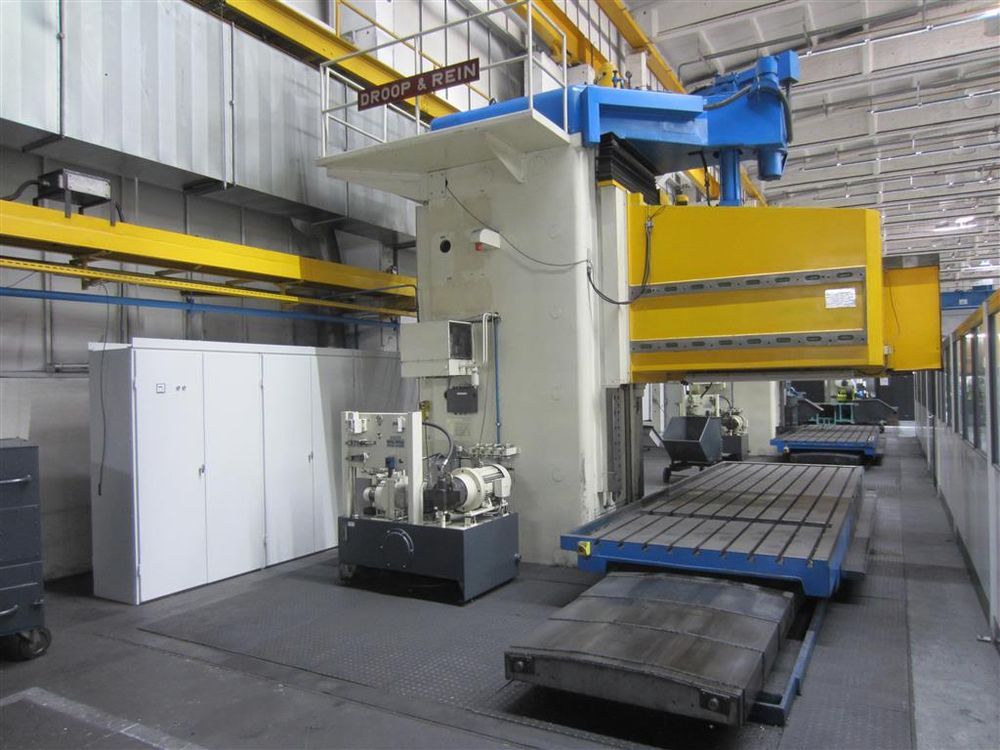 Droop & Rein LFAS 1800Kc Bed Type Milling Machine - Vertical Max. 3150 ...