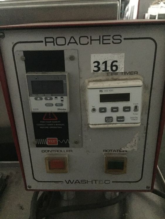 Roaches, Washtec Sample dyeing machine