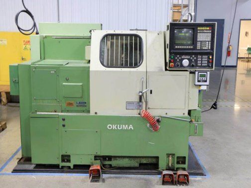 Okuma OSP-5020L CNC CONTROL w/IGF 3500 RPM CADET LNC-8 BIG BORE ...