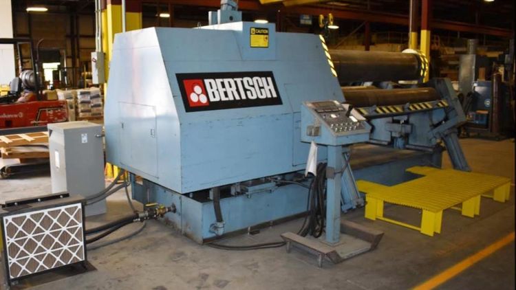 Bertsch 100-08 4-ROLL PLATE BENDING ROLL