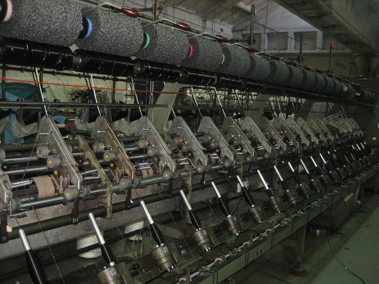 Alma, Saurer ESP-1 FANCY SPINNING AND TWISTING MACHINES WITH SLIVEWR