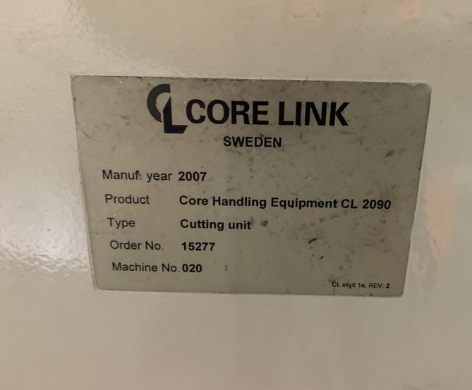 SEMI AUTOMATIC CORE CUTTER CORE LINK type CL2090