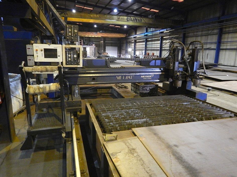 Messer Griesheim 21 000 x 3000 mm (2x plasma) Messer Griesheim Omnimat ...