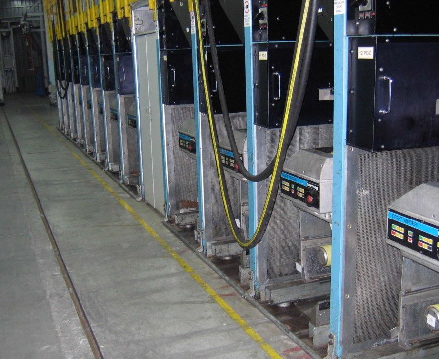 Barmag POY MICROFILAMENT EXTRUSION SPINNING LINE