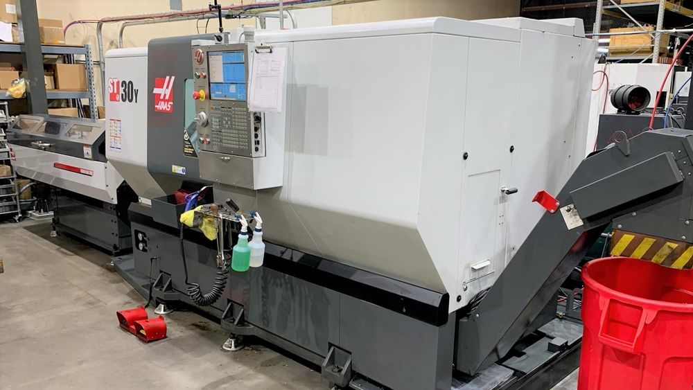 Haas CNC Control 3400 RPM ST-30Y 4 Axis