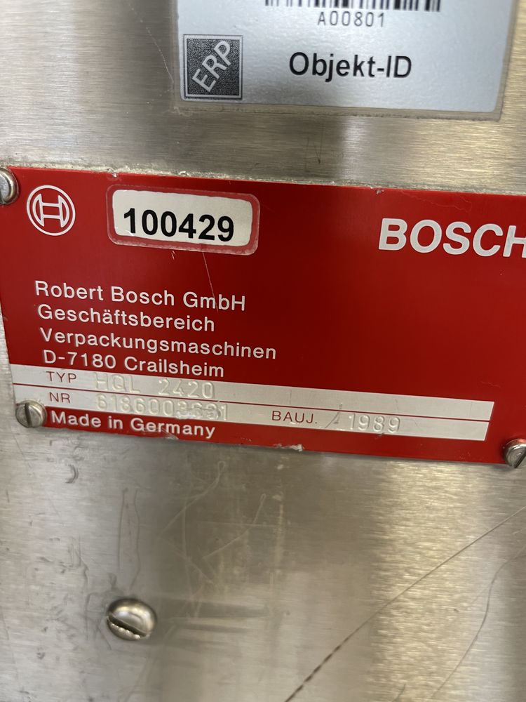 Bosch RRU 8084, HQL 2024; ALK Bosch Ampoules Filling Machine