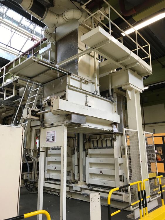 Autefa vertical double bale press, yoc: 1988, bale weight: 250 kg ...