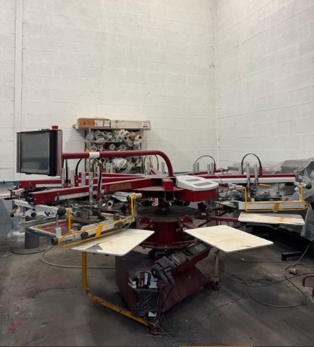 Titan screen printing carousel