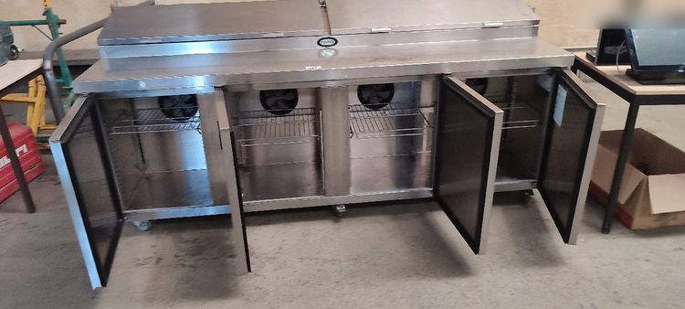 foster 4-door refrigerated pizza cabinet