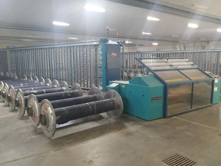 Karl mayer DIrect warping and sizing machine 180 Cm