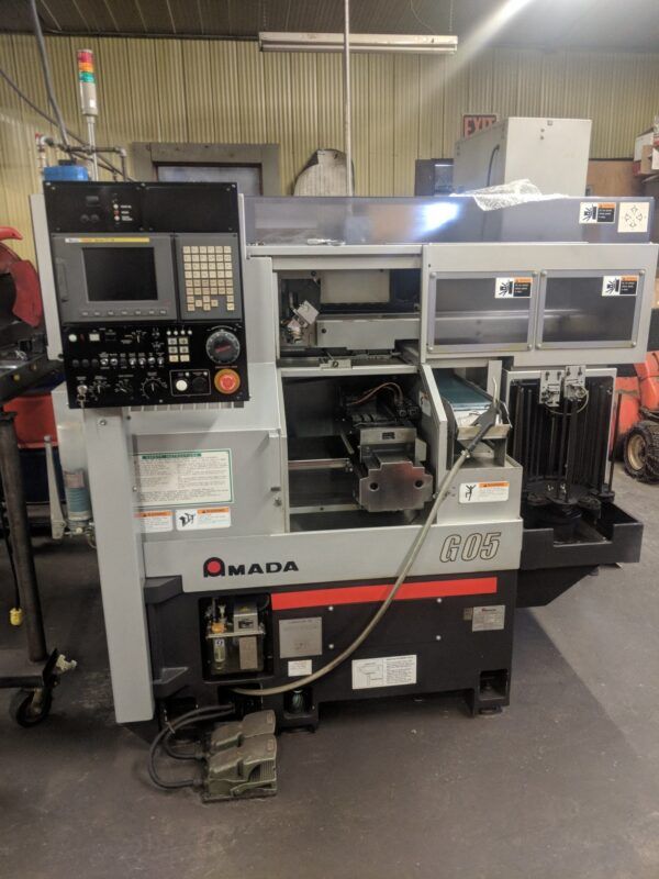 Amada, Wasino Fanuc S-21i-TB Control 8000 RPM G05 2 Axis