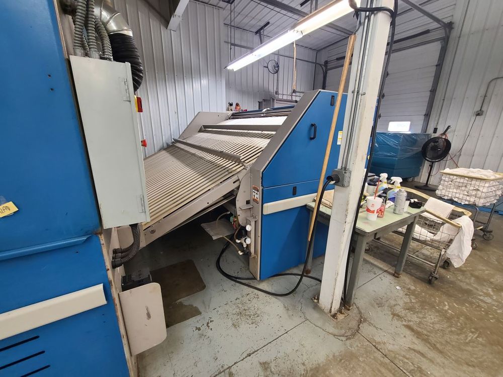 Chicago 4-Lane Folder Crossfolder With Stacker Conveyor
