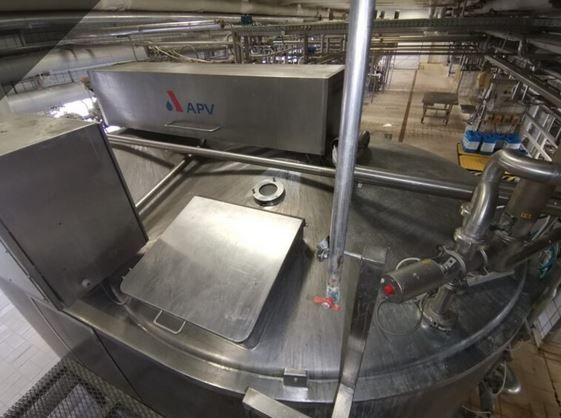 2 APV Double O Cheese Vats