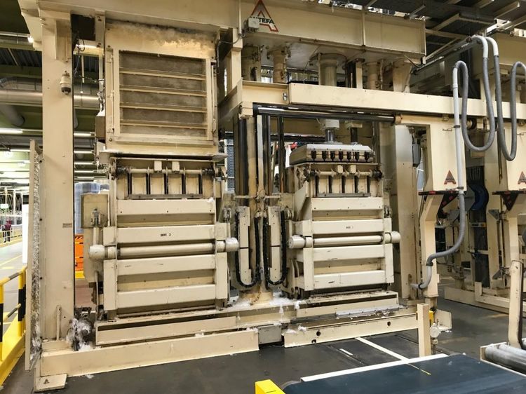 Autefa vertical double bale press, yoc: 1988, bale weight: 250 kg ...